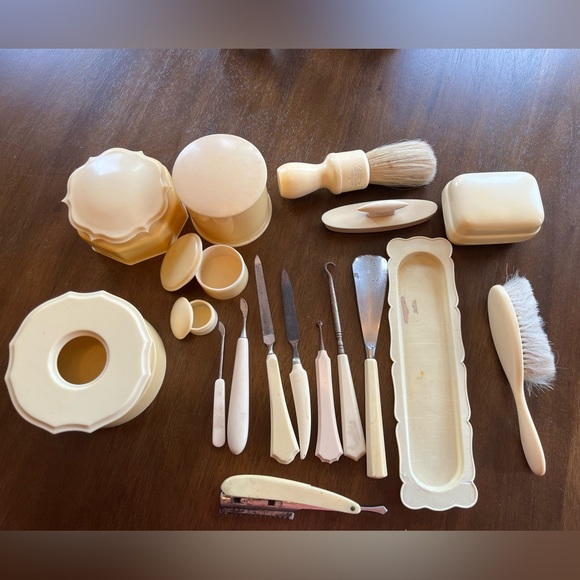Other | Vintage Lot Of Celluloid Vanity Items | Poshmark